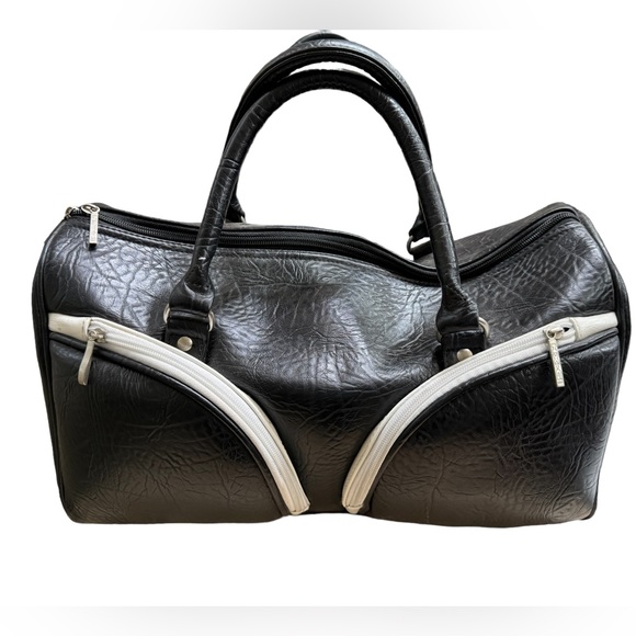 nx-g | Bags | Beautiful Black White Retro Leather Nxg Golf Womens ...